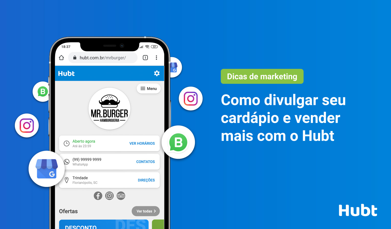 Como divulgar seu cardápio e vender mais com o Hubt - Hubt
